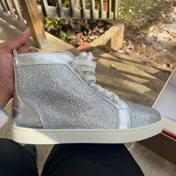 Christian Louboutin | Shoes | Mens Red Bottom Sneaker Only Worn Time ...